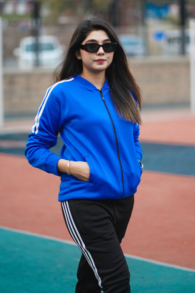 Royal Blue Adi Signature Tri Liner Tracksuit – Fusions Flare